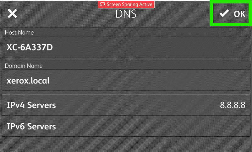 Configure DNS Server Address